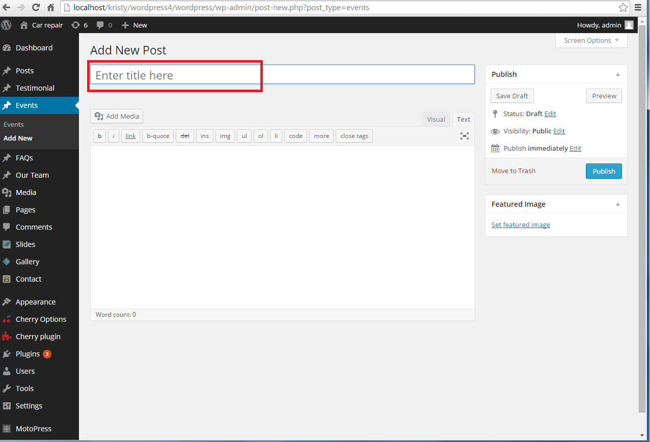 How to Replace Enter Title Here Text in WordPress: Step-by-Step Guide - Procritique